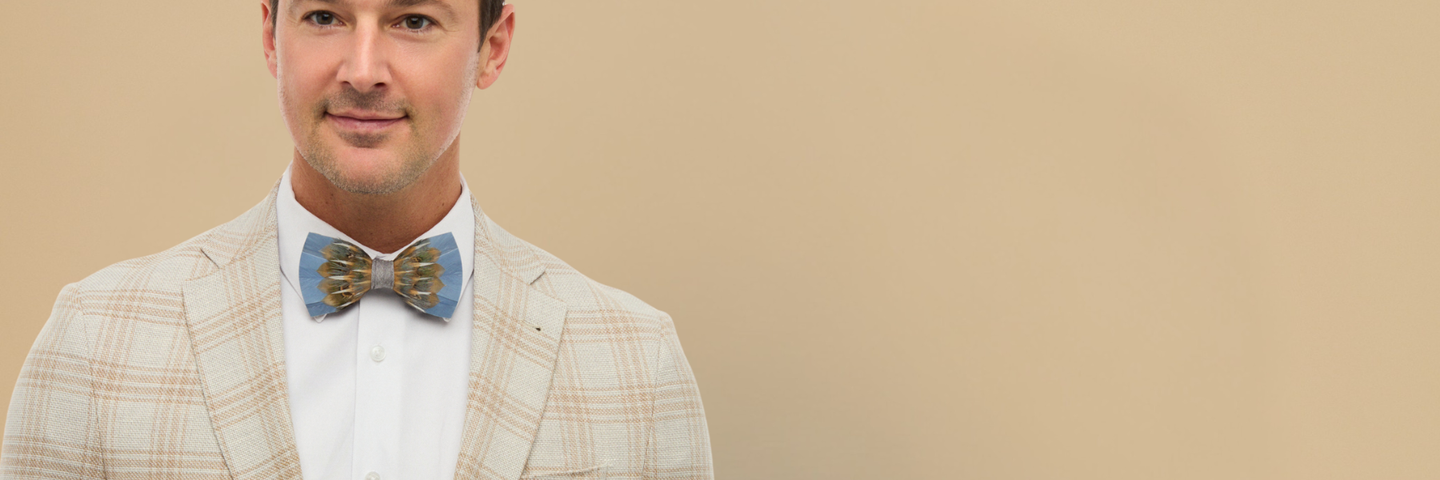 Men's Fashion Bow Ties | Unique Bow Ties Made from Feathers
